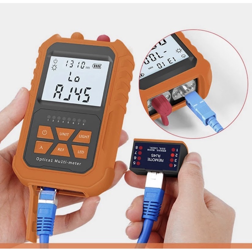 4 In 1 Optical Power Meter Visual Fault Locator 5Km ปากกาแสง LED OPM ...