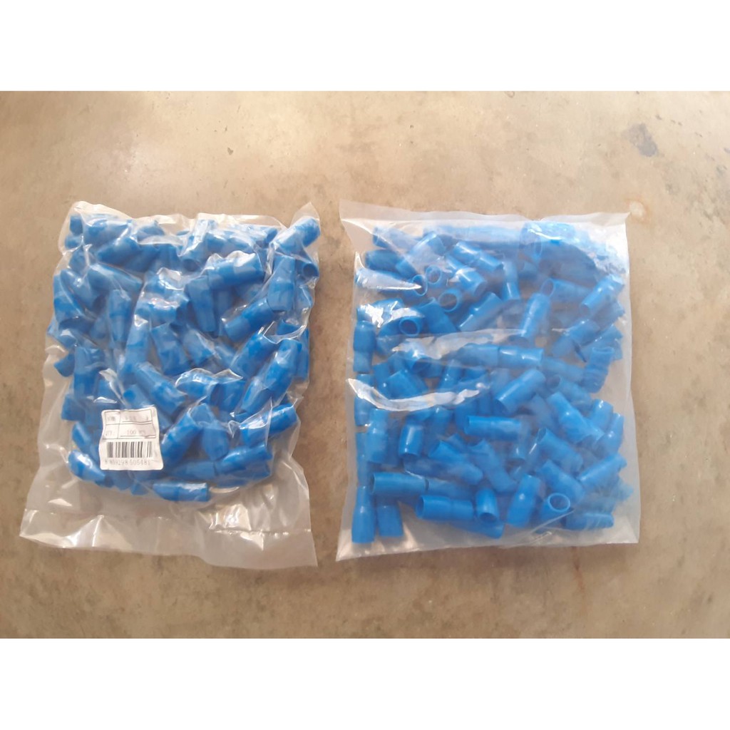 ปลอกหุ้มหางปลา V8 , V14 Vinly Wire End Cap จำนวน 100 อัน | Shopee Thailand