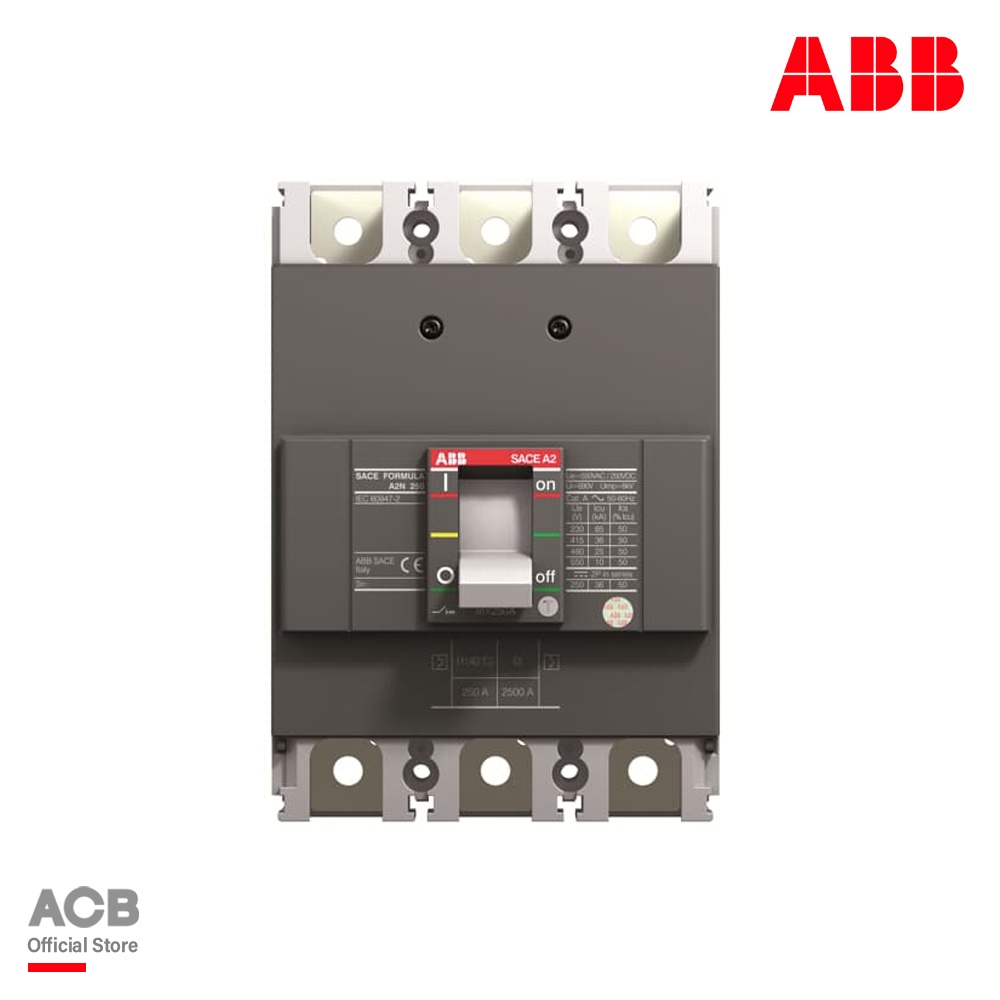 ABB : 1SDA066778R1 Moulded Case Circuit Breaker (MCCB) FORMULA : A2C 250 TMF 200 3P F F | Shopee ...