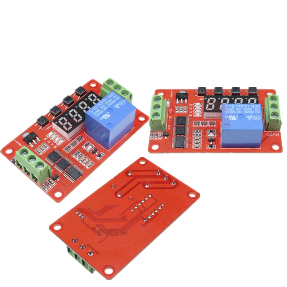 DIYMORE | 5V/24V PLC Cycle Timer Relay Module Home Automation Delay ...