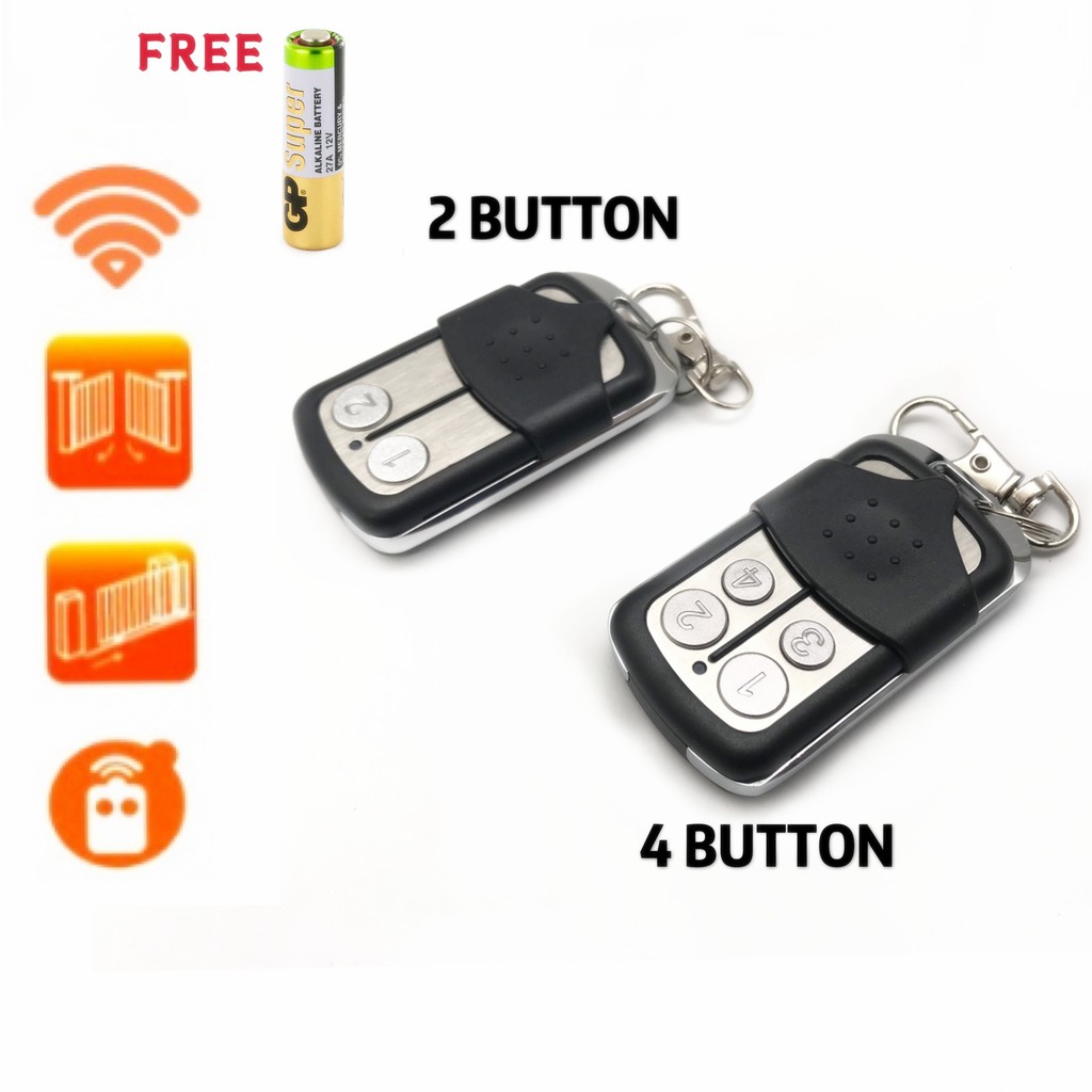 Autogate KEY REMOTE CONTROL 2CH / 4CH รีโมทคอนโทรล 433mhz ( 8 DIP SWITCH ) | Shopee Thailand