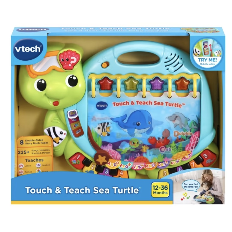 Vtech Touch and Teach Sea Turtle Book ของเล่นเสริมพัฒนาการให้ลูกรักฉลาด ...