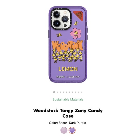 Peanuts x Casetify : Woodstock Tangy Zany Candy Case [Pre-Order ...