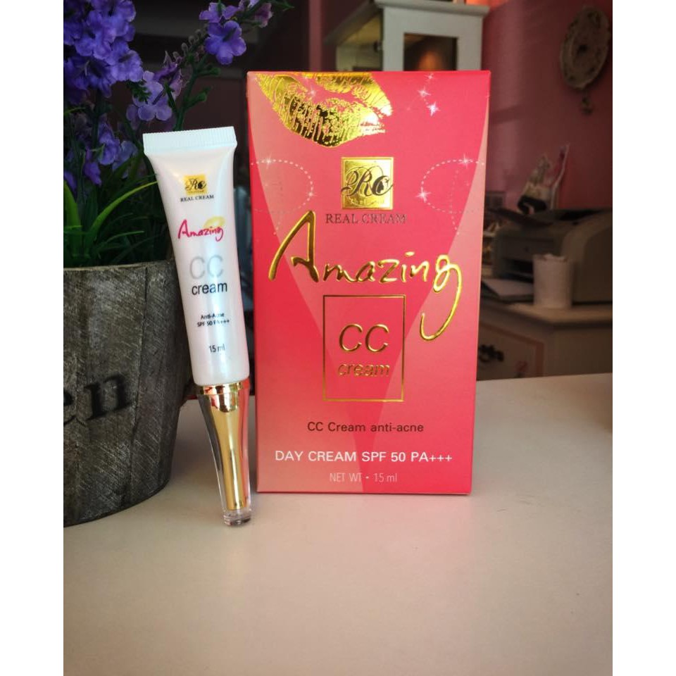 Realcream เรียวครีม ครีมกันแดดซีซีครีม (Realcream Amazing CC Cream ...