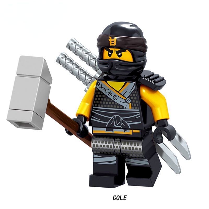 ฟิกเกอร์ Zane Enter The Ninjanomicon Game Back Building Blocks ของเล่น ...