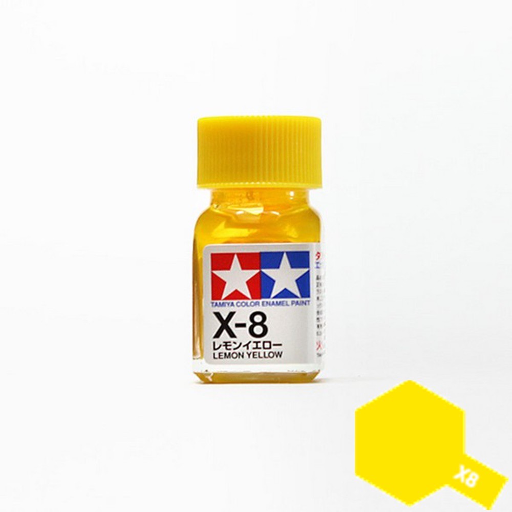 Tamiya Enamel Color X-8 (Lemon Yellow) | Shopee Thailand