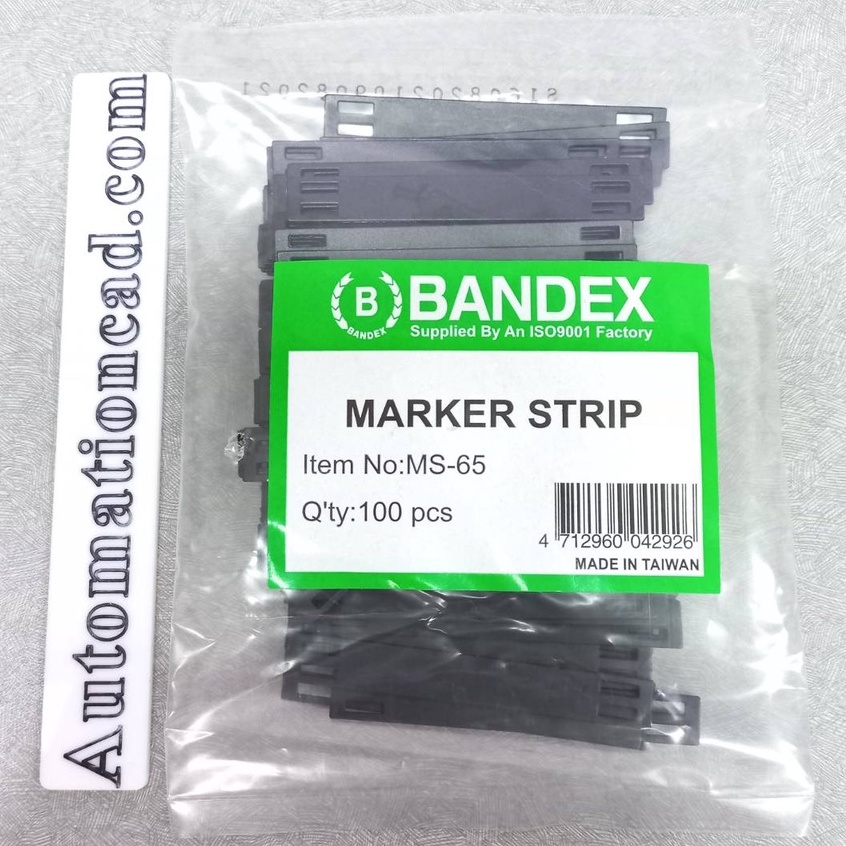 มีใบกำกับภาษี** BANDEX ของแท้ Marker Strip MS-65 MS-100 ไม้ไอติม มาร์ค ...