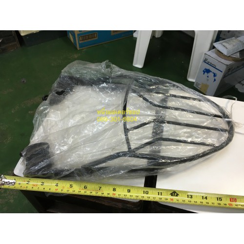 ตะแกรงใส่กล่องท้ายรถมอเตอร์ไซค์ ขายึดกล่องท้าย เหล็กกันตก Scoopy-I ...