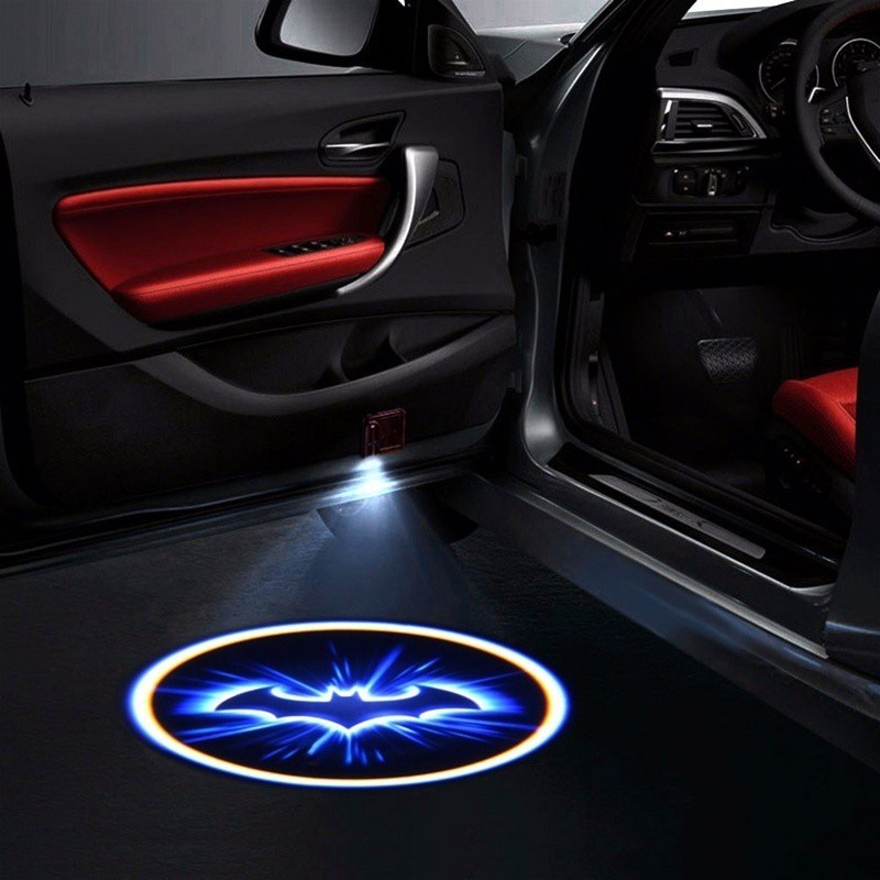 Mini 3D LED Car Door Welcome Light Laser Projector Logo Batman Shadow ...