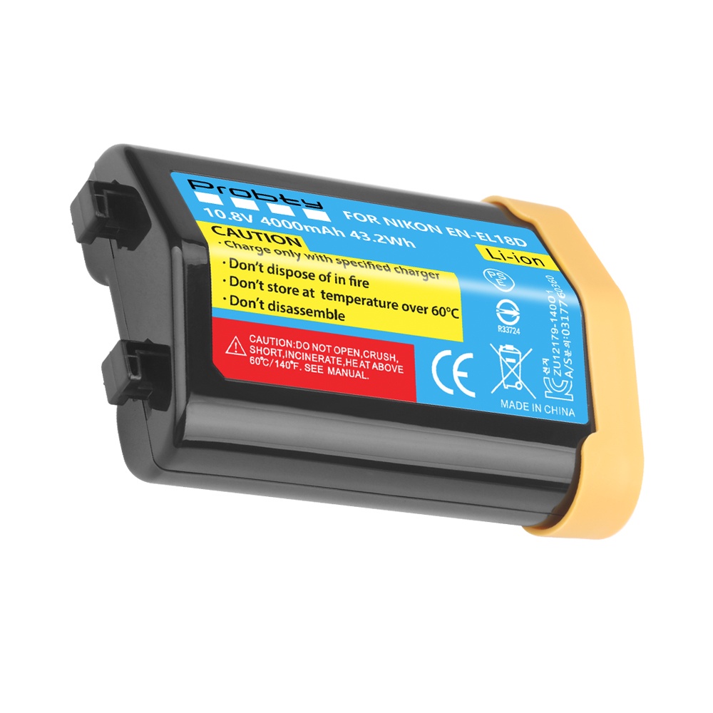 New 4000mAh EN-EL18D EN-EL18d ENEL18d Rechargeable lithium battery for ...