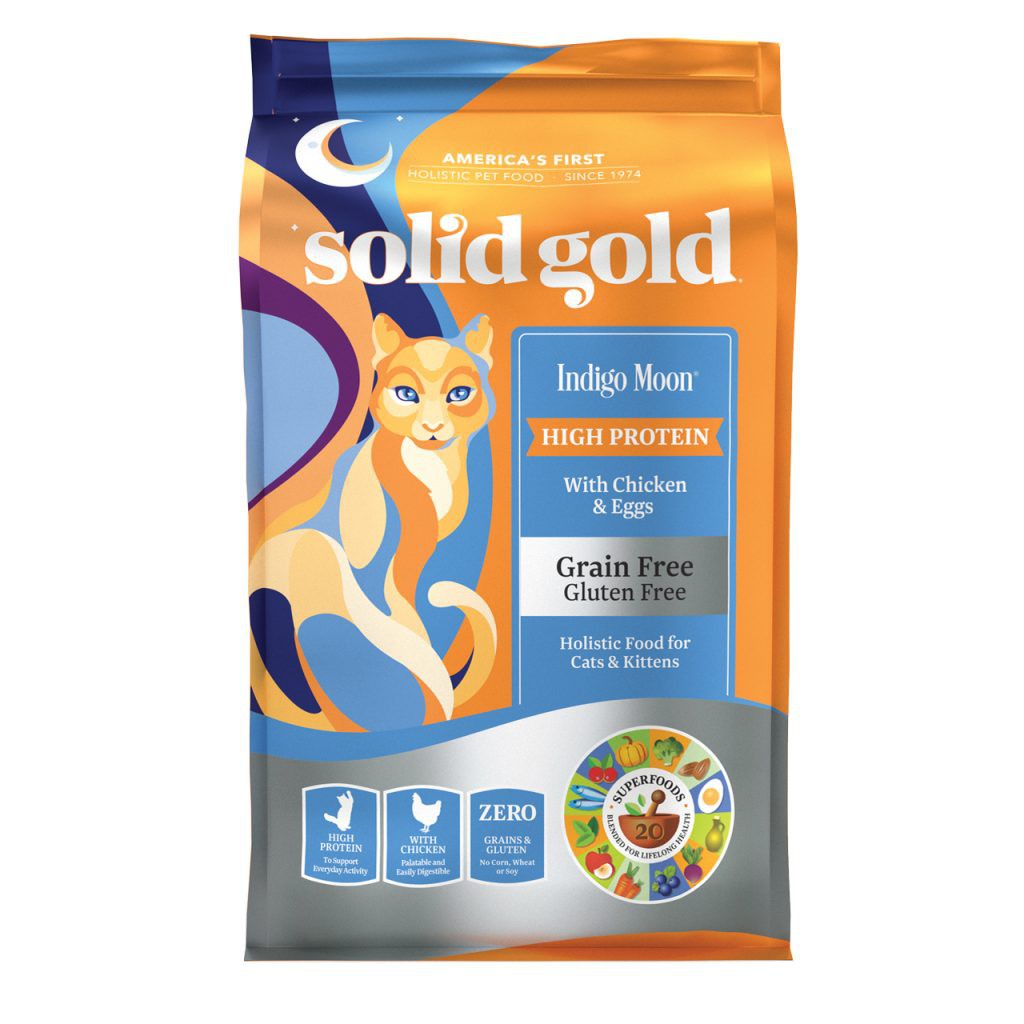 Solid Gold Holistic Food Indigo Moon for Cats & Kittens of All Life ...