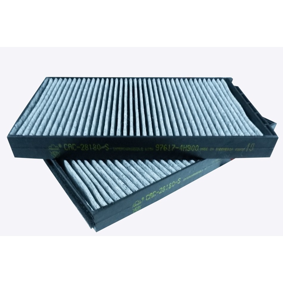 กรองแอร์ธรรมดา และคาร์บอน ฮุนได HYUNDAI H1 มี2ชิ้นในกล่อง (CA-28180-S ...