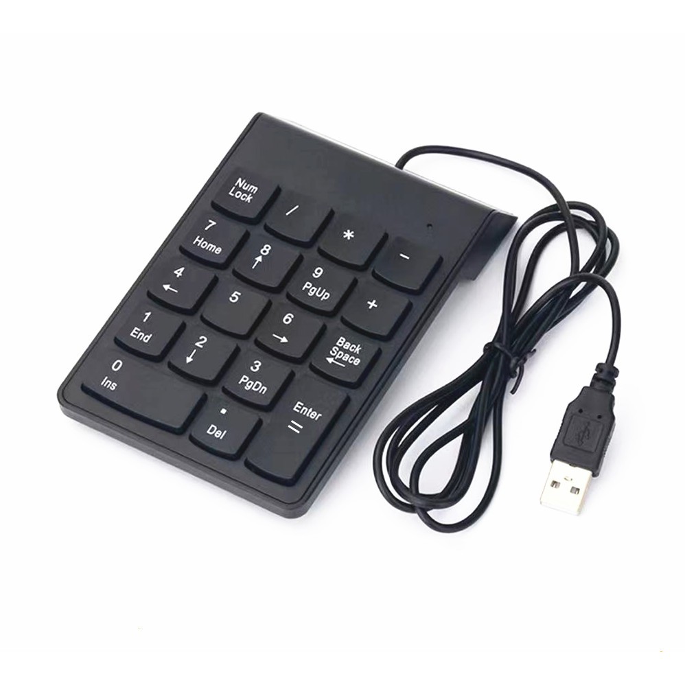 Lemary USB Number Pad Numpad Numeric Keypad 18 Keys แป้นพิมพ์สำหรับแล็ปท็อปเดสก์ท็อปพีซี ใหม่ ...