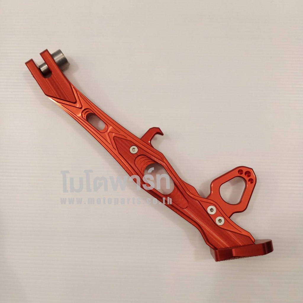 ขาตั้งข้างมิเนียม KSR, MSX ขอบ 17 แบบยาว สีแดง | Shopee Thailand