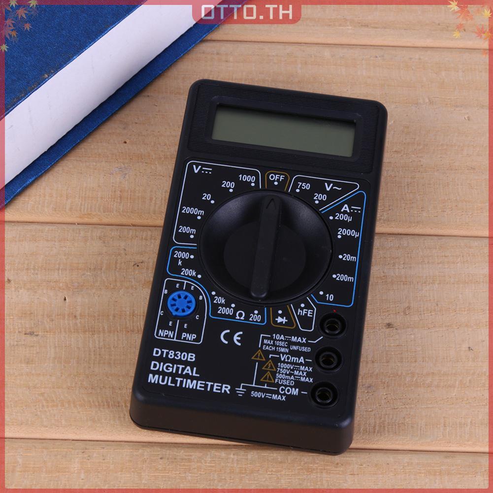 【OT】DT-830B LCD Digital Multimeter AC/DC 750/1000V Amp Volt Ohm Tester ...