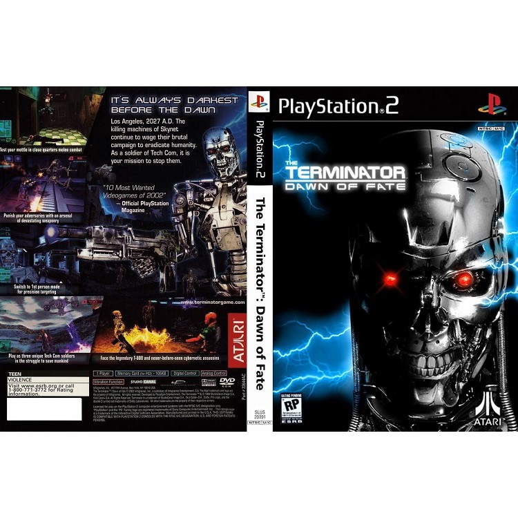 THE TERMINATOR DAWN OF FATE [PS2 US : DVD5 1 Disc] | Shopee Thailand