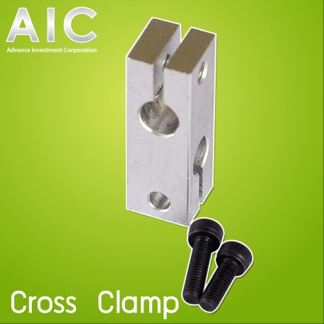 Cross Clamp ตัวยึดจับเพลาขนาด 5-25มม. สีเงิน -CDC | Shopee Thailand