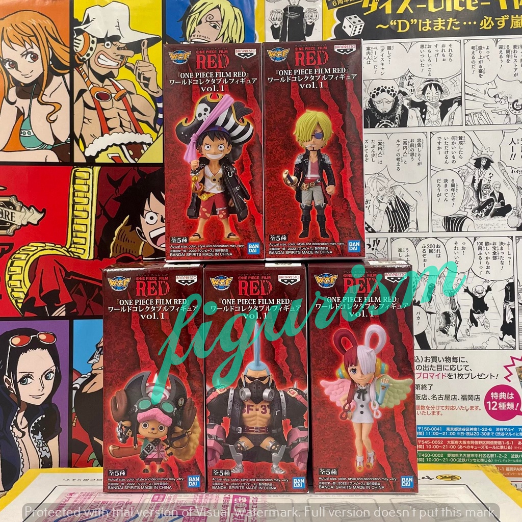 🔥 WCF one piece Film RED วันพีซ ฟิล์ม เรด Vol.1 RED 🔥 แท้ ญี่ปุ่น💯 ...