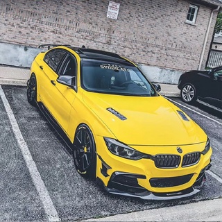 Suitable For F30/F35 BMW 3 Series 320lI 330LI Sports Version Modified Carbon Fiber MAD Front Lip ...