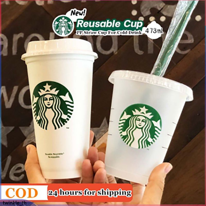🌟Starbucks🌟【จัดส่งใน24ชั่วโมง】 Starbucks แก้วกาแฟคลาสสิกนำกลับมาใช้ใหม่ ...