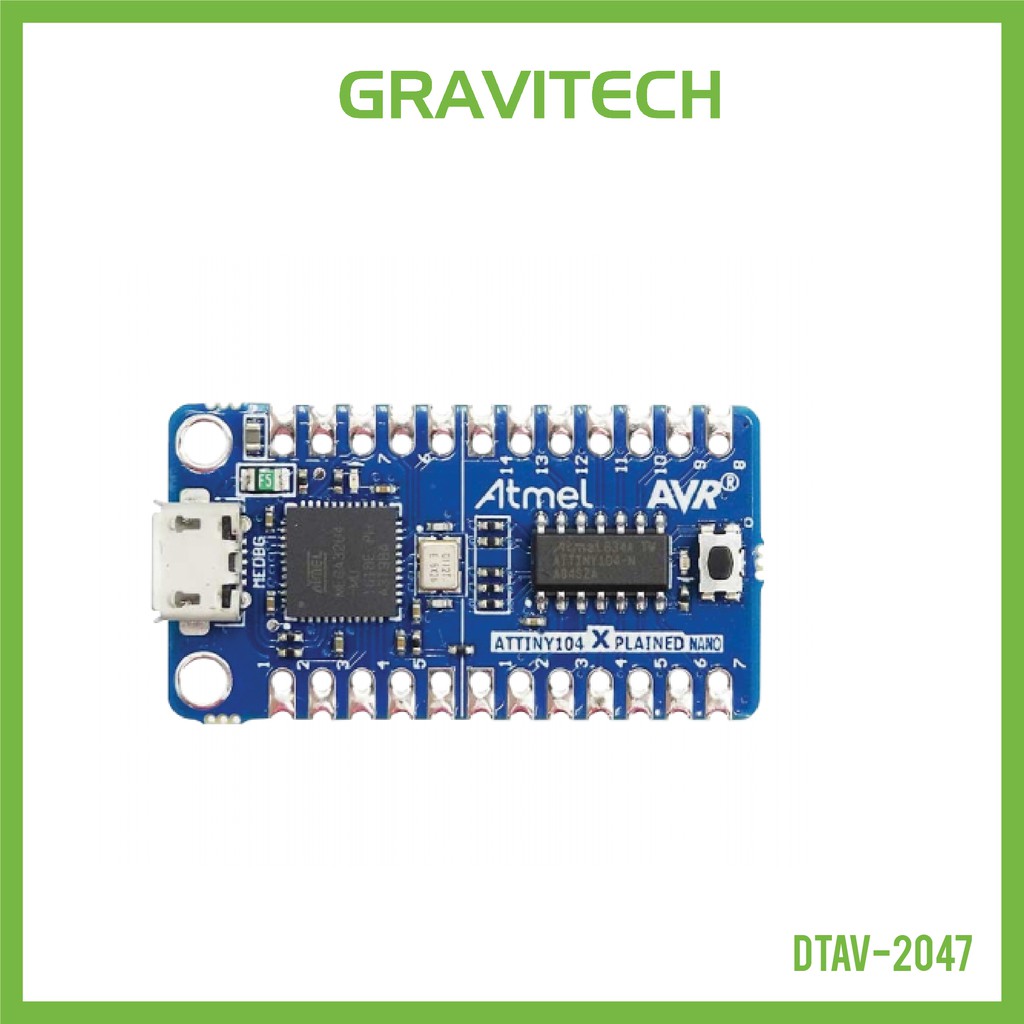 [Gravitechthai]ATTINY104 Xplained Nano Evaluation Kit | Shopee Thailand