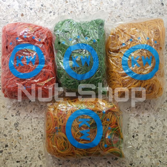 หนังยาง ยางรัดของ ยางคุณภาพดี มีหลายขนาด ห่อละ 500กรัม | Shopee Thailand