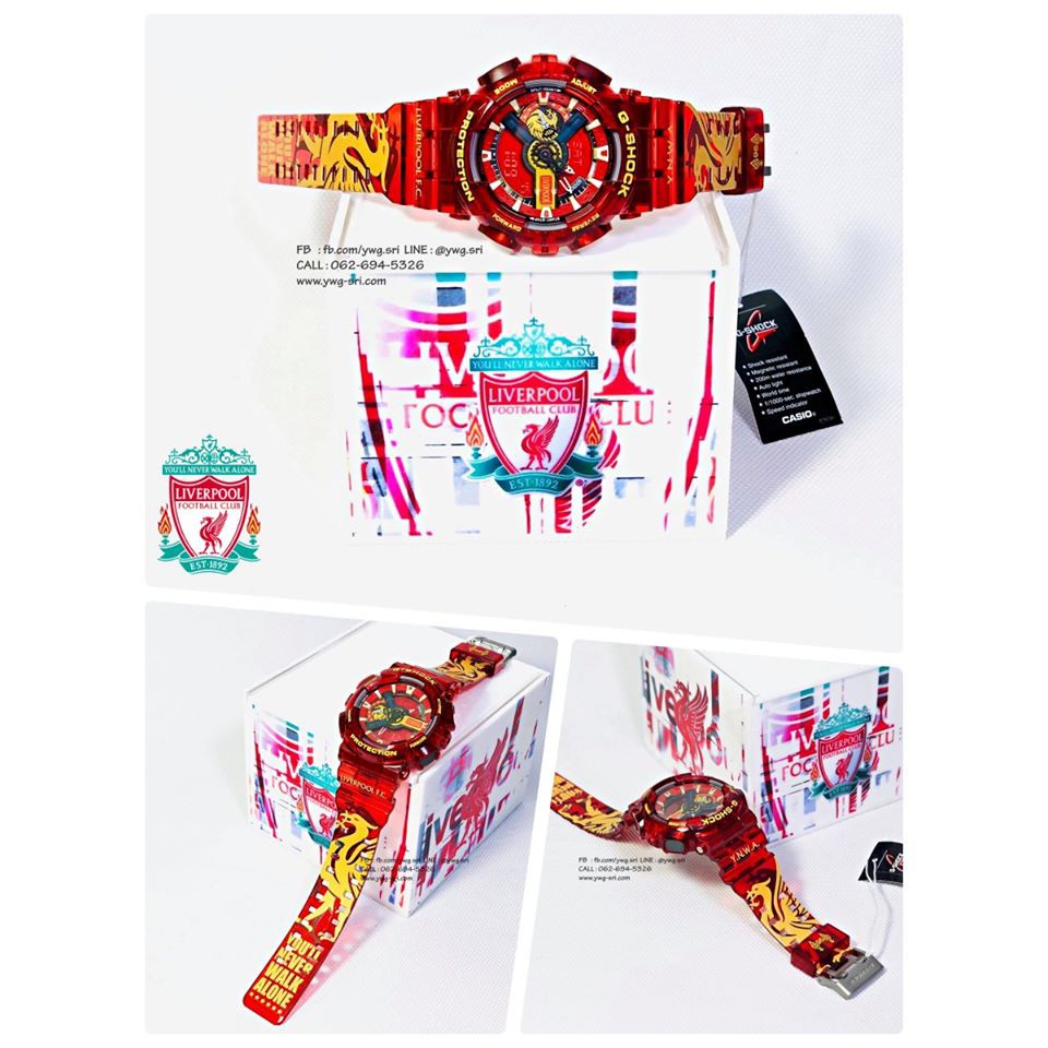 G-SHOCK Liverpool (GA-110) Set9 นาฬิกาข้อมือ กันน้ำ ดีไซน์สวย มีสไตล์ ...