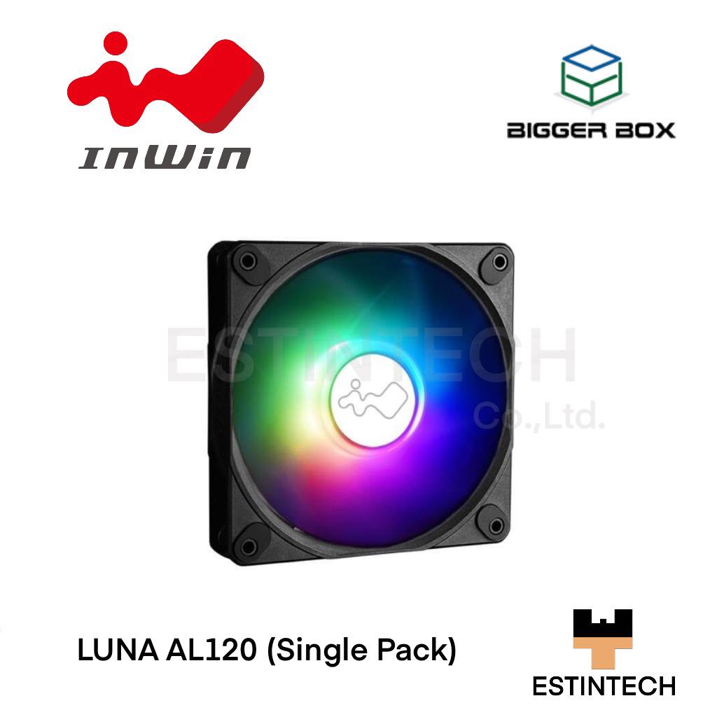 CASE FAN (พัดลมเคสคอมพิวเตอร์) InWin LUNA AL120 (Single Pack) ของใหม่ ...