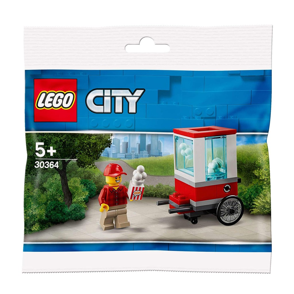30364 : LEGO City Popcorn Cart Polybag (ซองยับ) | Shopee Thailand