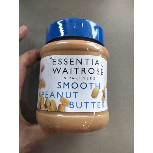 Essential Waitrose Smooth Peanut Butter เนยถั่ว ชนิด บดละเอียด เวทโทรส ...