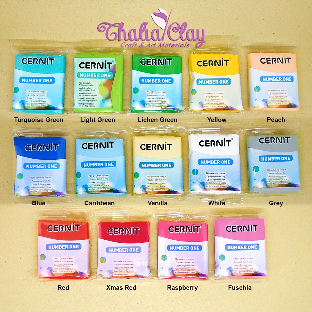 POLYMER CLAY CERNIT NUMBER หนึ่งรุ่น CLAY HAND CRAFTS MATRIAL CLAY ...
