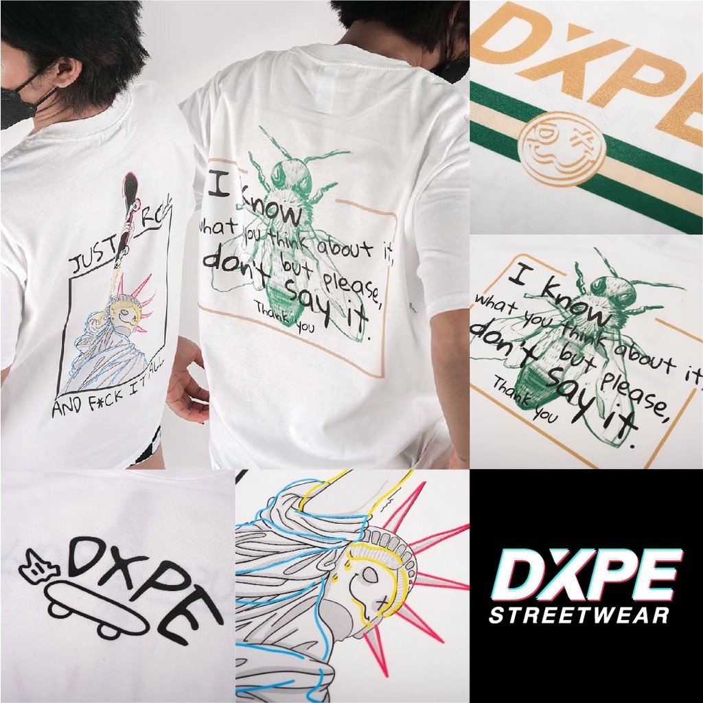 เสื้อยืดแฟชั่นแนวสตรีท DXPE Collection | Shopee Thailand