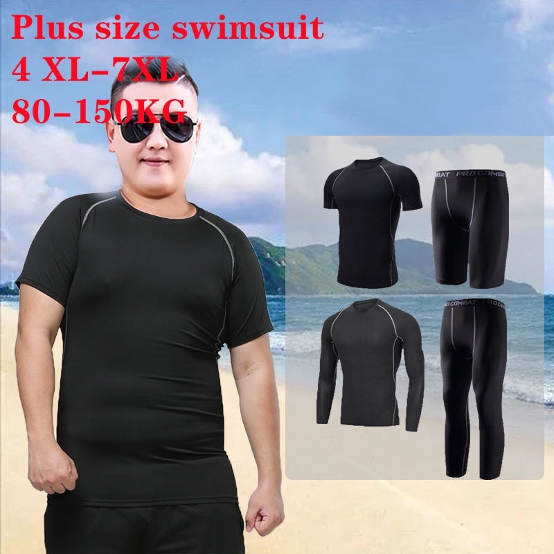 ชุดว่ายน้ํา ชุดกีฬา พลัสไซซ์ 5XL 6XL 7XL สําหรับผู้ชาย | Shopee Thailand