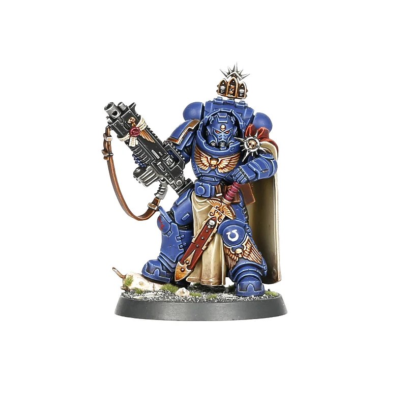 Warhammer 40k : Space Marines : Captain with Master-crafted Heavy Bolt ...