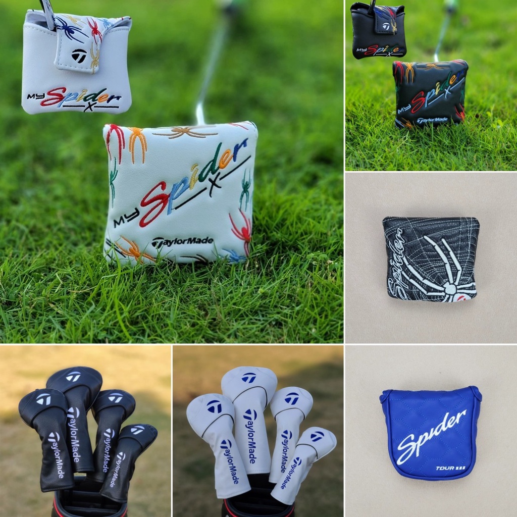 ฝาครอบไม้กอล์ฟ TaylorMade Spider Magnetic Putter No. ขาไก่เล็กไม้แฟร์ ...