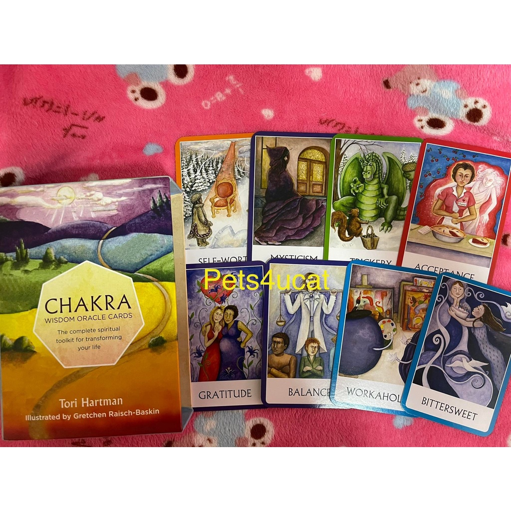 Chakra Wisdom Oracle ไพ่แท้ -พร้อมส่ง-ไพ่ทาโรต์ ไพ่ยิปซี ไพ่ออราเคิล ...