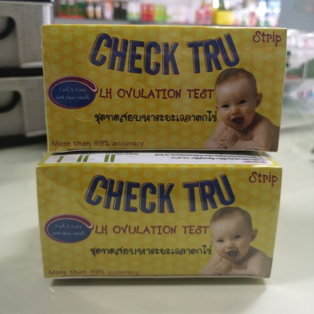 Check tru ชุดทดสอบหารายะเวลาตกไข่ | Shopee Thailand