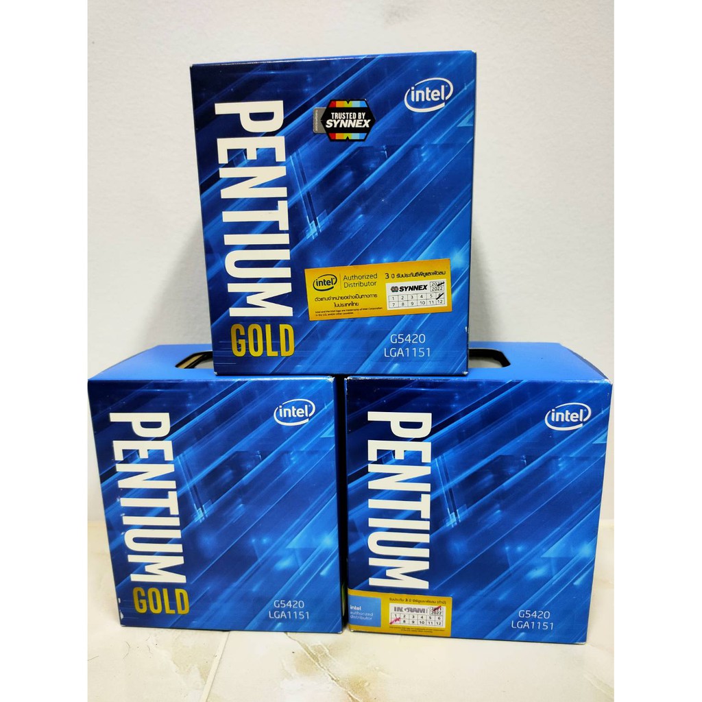 CPU INTEL G5420 PENTIUM GOLD 3.8 GHz LGA 1511รองรับกับเมนบอร์ด TB360 ...
