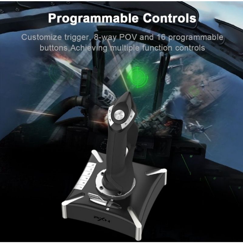 PXN-2119PRO Flight Stick จอยสติ๊ก USB Simulator Flight Controller จอย ...
