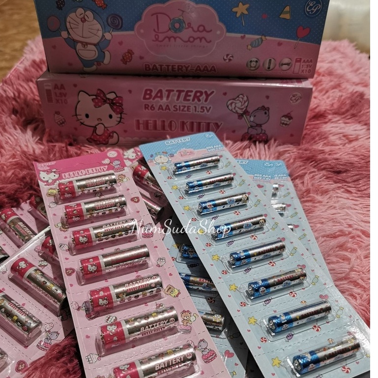 ถ่าน Doraemon AAA ถ่าน Hello Kitty Battery AA ถ่านไฟฉาย AA ถ่านรีโมท AAA | Shopee Thailand