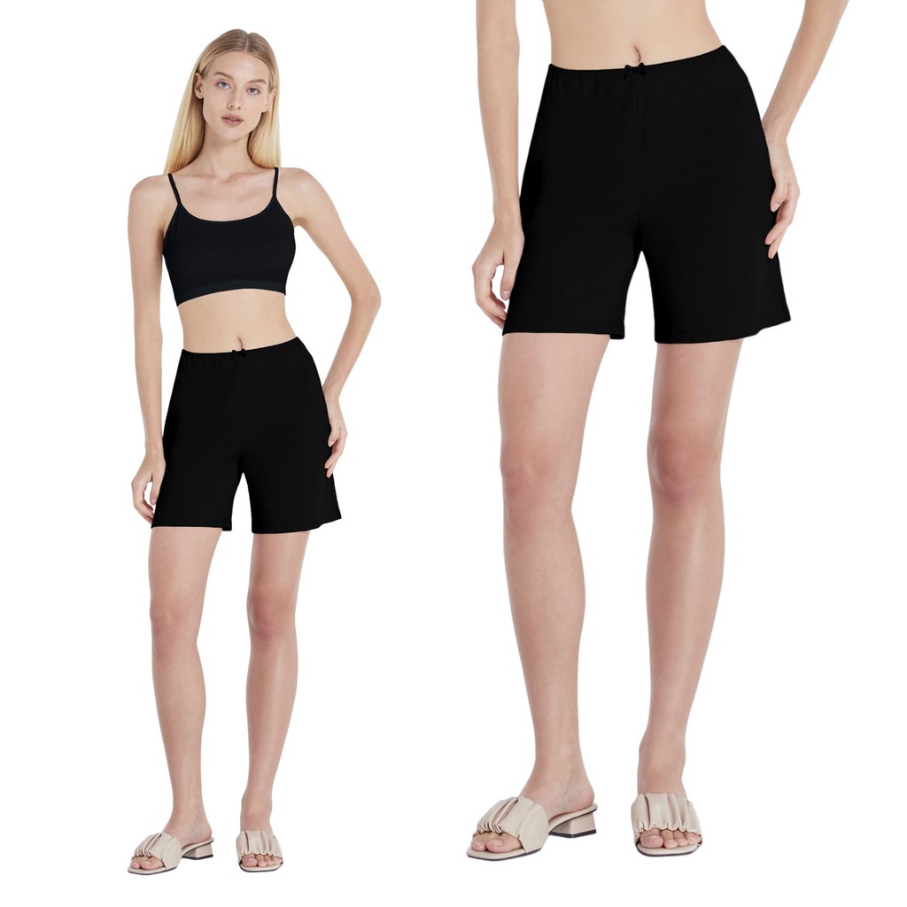 Cherilon เชอรีล่อน กางเกงขาสั้น กางเกงขาสั้นผู้หญิง ผ้า COOL TOUCH นุ่มลื่น ใส่เย็น ลดการระคาย ...