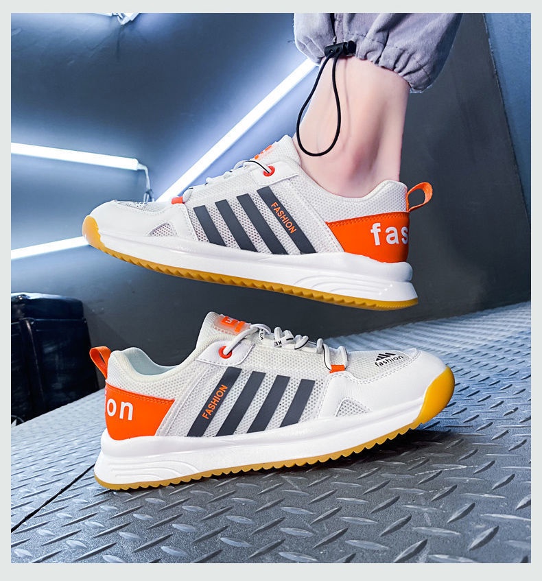 RENBEN ใหม่ผู้ชายกีฬารองเท้าหนาแต่เพียงผู้เดียวตาข่ายระบายอากาศรองเท้า ...