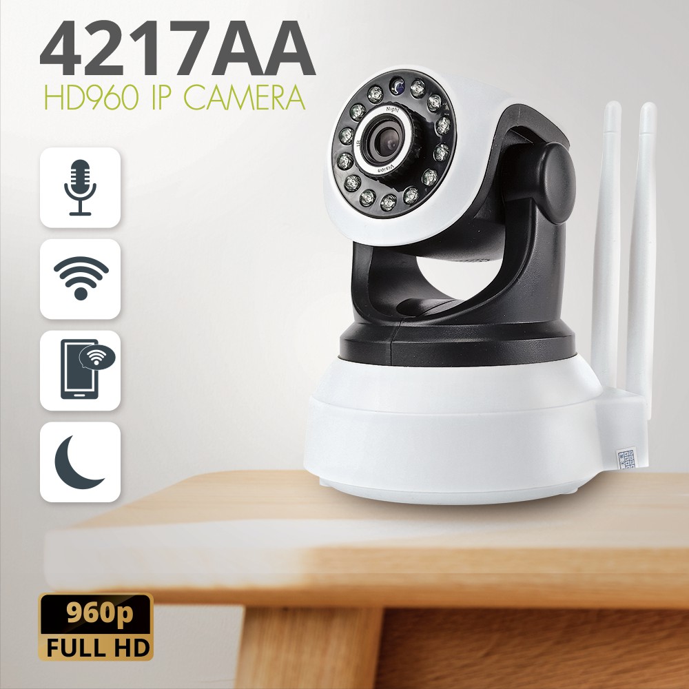 IP Camera กล้องวงจรปิด 960P HD รองรับ Wifi 2.4GHz (รุ่น 4217AA) App ...