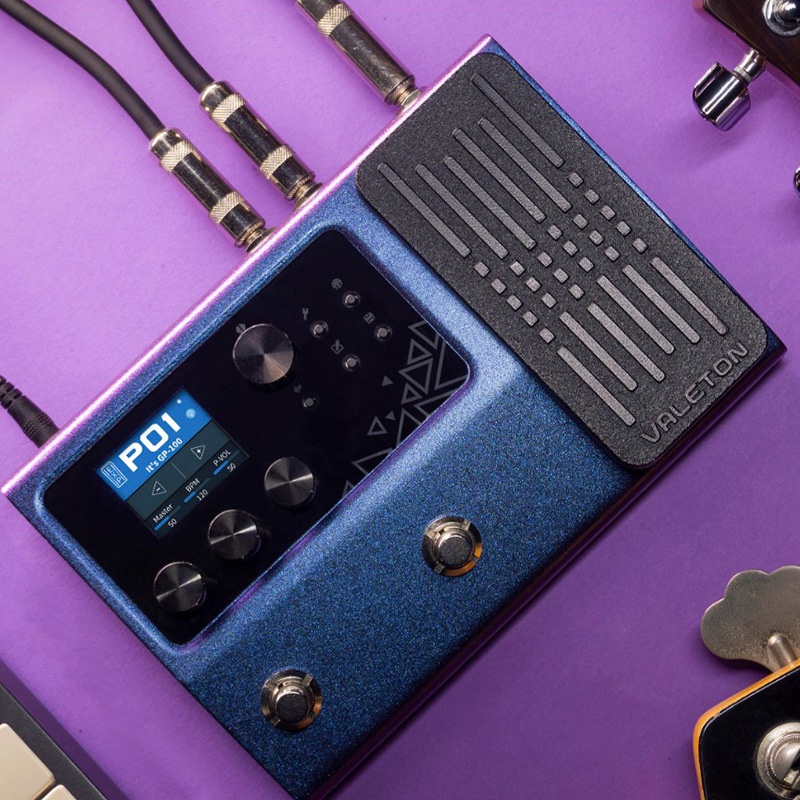 Valeton GP-100 แป้นเหยียบเอฟเฟคกีตาร์ 140 เอฟเฟคในตัว IR OTG USB ...