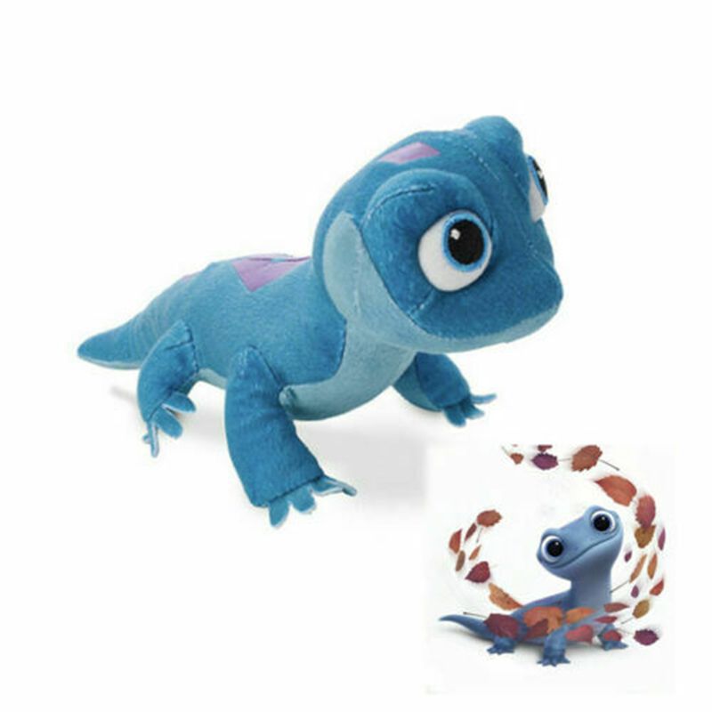 Fire Frozen 2 Spirit Salamander Plush Blue Lizard Toy Adventurers ...