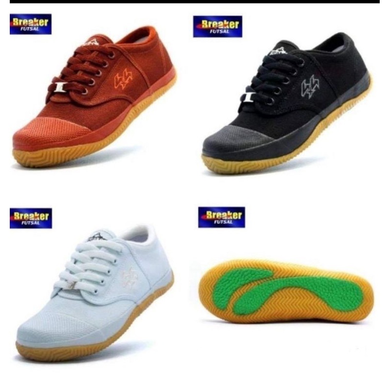 รองเท้านักเรียน รองเท้าผ้าใบ Breaker BK4 ของแท้100% มีบริการเก็บปลายทาง ...