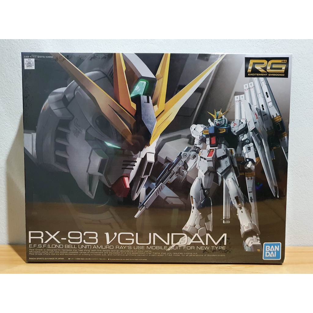 Bandai RX-93 nu Gundam (RG) (Gundam Model Kits) โมเดล กันดั้ม กันพลา ...