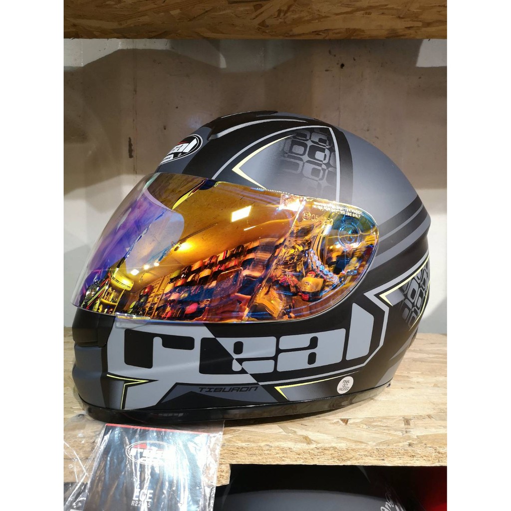 Real helmet full face รุ่น tornado | Shopee Thailand