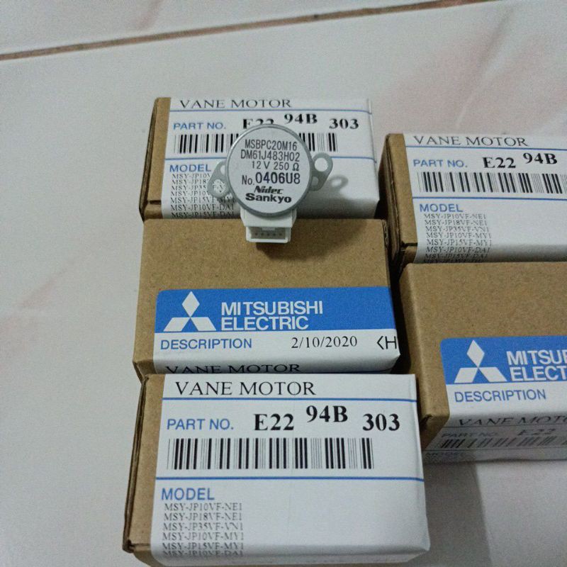 900214 มอเตอร์ สวิงแอร์ มิตซู พาร์ท E2294B303 ของแท้ ของใหม่ รุ่น MSY ...