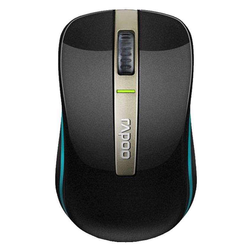 Rapoo Dual-mode Optical Mouse 6610 Bluetooth 3.0 and 2.4GHz (Black ...